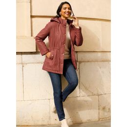 Classic Basics Damen Steppjacke, rot, Gr. 52, unifarben, 100% Polyester, Wattierung:100% Polyester, Jacken