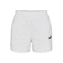 Puma Sportshorts 'ESS No. 1' Damen Gr&ouml;&szlig;e XL hellgrau / schwarz