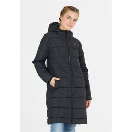 WHISTLER Damen Wintermantel "Amaret", schwarz, Gr. 42, unifarben, 100% Polyester, M&auml;ntel, mit Kunstdaunenpolster und 2-Wege-Rei&szlig;verschluss