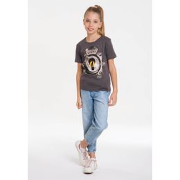 logoshirt M&auml;dchen T-Shirt "Fantastic Beasts - Muggle Worthy", grau, Gr. 92, bedruckt, 100% Baumwolle, Shirts, mit Phantastische Tierwesen-Frontprint
