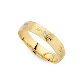 Phoenix PH&Ouml;NIX Damen Trauring "Schmuck Partnerring Ehering Verlobungsring Freundschaftsring", 52, 0,01 SI = kleine Einschl&uuml;sse mit Brillant, Silber 925