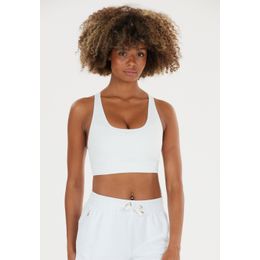 ENDURANCE ATHLECIA ATHLECIA Damen Sport-BH "Jennie V2", Gr. XS, wei&szlig;, 70% Polyamid, 30% Elasthan, unifarben, BHs, mit breiten Tr&auml;gern