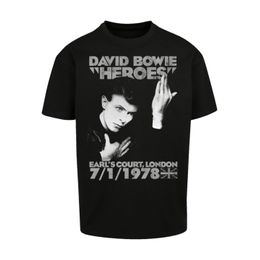F4NT4STIC Damen T-Shirt "David Bowie Earls Court Heroes", schwarz, Gr. XXL, Obermaterial: 100% Baumwolle, Shirts, Print
