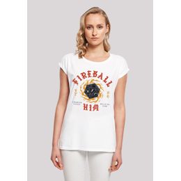 F4NT4STIC Damen T-Shirt "Stranger Things Fireball Dice 86", wei&szlig;, Gr. M, Obermaterial: 100% Baumwolle, Shirts, Premium Qualit&auml;t