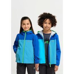 Jack Wolfskin Jungen Outdoorjacke "ADVENTURETRIBE 2L JKT K", blau, Gr. 116, Obermaterial: 100% POLYESTER. Futter: 100% POLYESTER, Jacken