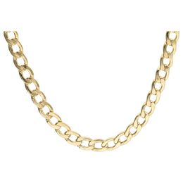 Luigi Merano Damen Panzerkette "glanz, Gold 333", 50cm, Gelbgold 333, gold, Gelbgold 333, Halsketten