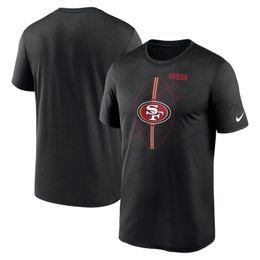 Nike Damen T-Shirt "Nike T-Shirt San Francisco 49ers Nike Legend Icon", schwarz, Gr. XL, 100% Polyester, Shirts