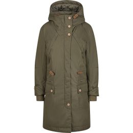 Brandit Damen Parka "Brandit Brandit Women Mayleene Winterparka"olive, Gr. S, unifarben, 75% Polyester, 25% Baumwolle, Jacken