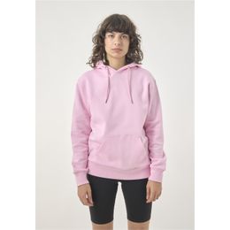 Cleptomanicx Damen Kapuzensweatshirt "Hooded Ligull", pink, Gr. M, unifarben, 100% Baumwolle, Sweatshirts, mit lockerem Schnitt
