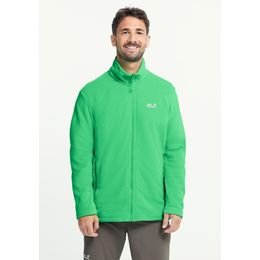 Jack Wolfskin Herren Fleecejacke "TAUNUS 100 FZ M", gr&uuml;n, Gr. L, Obermaterial: 100% POLYESTER. Futter: 100% POLYESTER, Jacken, Fleecejacke, 3-in-1