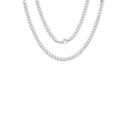 Firetti Damen Kette ohne Anh&auml;nger "Schmuck Geschenk Silber 925 Halsschmuck Halskette Panzerkette", 45, Silber 925 (Sterlingsilber), B: 4,8mm, silber,