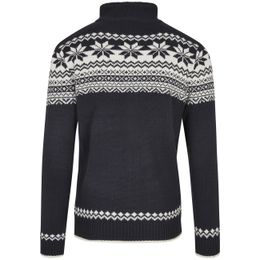 Brandit Herren Cardigan "Brandit Herren Cardigan Norweger", schwarz-wei&szlig;, Gr. XXXL, mehrfarbig, 100% Polyacryl, Strickjacken