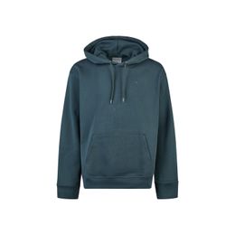 Cleptomanicx Herren Kapuzensweatshirt "Ligull Boxy", gr&uuml;n, Gr. XL, bestickt, 100% Baumwolle, Sweatshirts, In l&auml;ssigem Schnitt