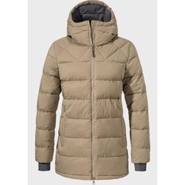 Sch&ouml;ffel SCH&Ouml;FFEL Damen Parka "Insulated Parka Boston L", braun, Gr. 38, Oberstoff : Aussenseite: 100% Polyester (Membran: Polyurethan) Futter : 100%