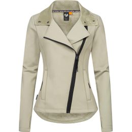 Ragwear Damen Sweatjacke "Saskie", gelb, Gr. L, 95% Polyester, 5% Elasthan, Sweatjacken, Modische Damen Kapuzenjacke mit kuschlig weichem Innenfutter