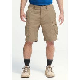 Cargoshorts Jack Wolfskin "DUNELAND CARGO SHORTS M", Herren, Gr. 48, Normalgr&ouml;&szlig;en, hazelwood, Obermaterial: 100% POLYAMID. Futter: 100% POLYESTER, Hosen