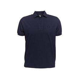 Herren Poloshirt, blau, Gr. 6XL, Ahorn Sportswear, bestickt, 80% Baumwolle, 20% Polyester, Shirts, in klassischem Design