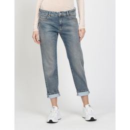 Gang Damen Boyfriend-Jeans "94NADIA", blau, Gr. 27, Denim/Jeans, Obermaterial: 98% Baumwolle, 2% Elasthan, Jeans, 5-Pocket Style mit Rei&szlig;verschluss