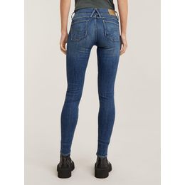 G-Star Raw G-STAR Damen Regular-fit-Jeans "Lynn Skinny Jeans"faded blau, Gr. 26, Obermaterial: 60% Baumwolle, 23% Viskose, 15% Polyester, 2% Elasthan, Jeans