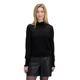 BETTY & CO BETTY & CO Damen Strickpullover "Damen mit Lurexfaden", schwarz, Gr. 36, Strick, Obermaterial: 40% Baumwolle, 32% Polyacryl, 23% Viskose, 5%