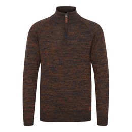 Blend Herren Troyer "Troyer BHDanovan", orange, Gr. M, Obermaterial: 50% Baumwolle CO. 50% Polyacryl PAN., Pullover