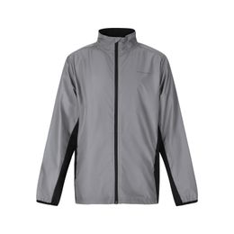 Endurance Jungen Laufjacke "Peelier", grau, Gr. 152, mehrfarbig, 100% Polyester, Jacken, aus reflektierendem Material