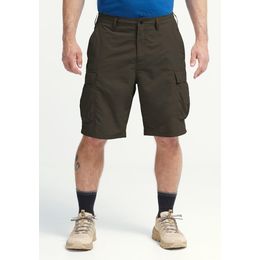 Cargoshorts Jack Wolfskin "DUNELAND CARGO SHORTS M", Herren, Gr. 48, Normalgr&ouml;&szlig;en, obsidianmoss, Obermaterial: 100% POLYAMID. Futter: 100% POLYESTER, Hosen