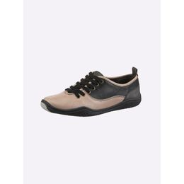 Gemini Damen Schn&uuml;rschuh, Gr. 38, beige, Glattleder, Schuhe