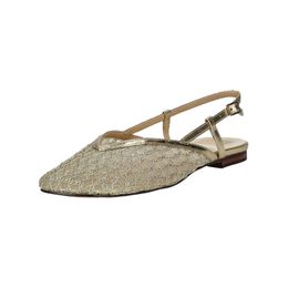 Dolce Vita Damen Ballerina "Dolce Vita Ballerinas Textil", Gr. 41gold, Textil, Schuhe