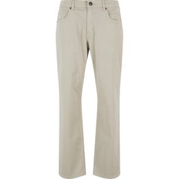 Urban Classics Herren Stoffhose "Urban Classics Herren Stretch Twill 5 Pocket Pants"softseagrass, Gr. 34, unifarben, 98% Baumwolle, 2% Elasthan, Hosen