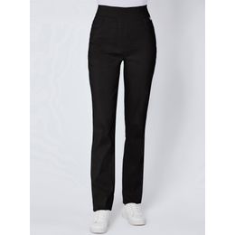 Casual Looks Damen Schlupfhose, schwarz, Gr. 48, unifarben, 76% Lyocell, 19% Polyamid, 5% Elasthan, Hosen