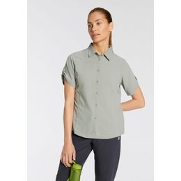 Killtec Damen Funktionsbluse "KOS 1 WMN WVN SHRT", gr&uuml;n, Gr. 34, Obermaterial: 100% Polyester, Blusen