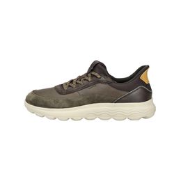 Geox Herren Sneaker "Geox Sneaker Leder/Textil", Gr. 40, braun, Leder, Textil, Schuhe