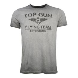 Top Gun Herren T-Shirt "Ease TG20191041", grau, Gr. M, Obermaterial: 100% Baumwolle, Shirts