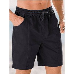 CLASSIC Herren Bermudas, schwarz, Gr. 60, unifarben, 100% Baumwolle, Hosen
