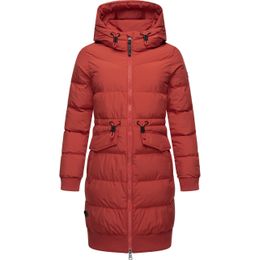 Ragwear Damen Steppmantel "Briosh", rot, Gr. XL, Obermaterial: 100% Polyester. Futter: 100% Polyester. Wattierung: 100% Polyester, M&auml;ntel,