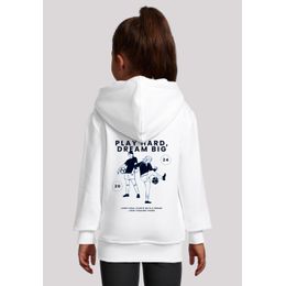 F4NT4STIC Kinder Kapuzenpullover "Play Hard Dream Big Goal Getters Edition", wei&szlig;, Gr. 122, Obermaterial: 65% Baumwolle, 35% Polyester, Pullover,
