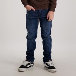 Cars Jeans Jungen 5-Pocket-Jeans "Jeans Douglas", blau, Gr. 4, Abriebeffekte, Denim/Jeans, Obermaterial: 99% Baumwolle, 1% Elasthan, Jeans