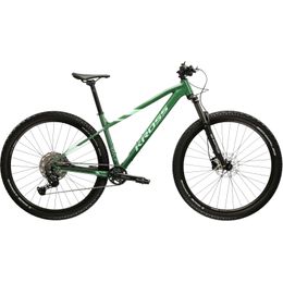 KROSS Mountainbike "Hardtail Level 5.0", 43cm, 29 Zoll (73,66cm) hinten: 29 Zoll (73,66cm), gr&uuml;n, Fahrr&auml;der
