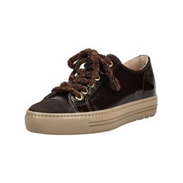 Paul Green Damen Sneaker "Paul Green Sneaker Leder", Gr. 35,5, braun, Leder, Schuhe