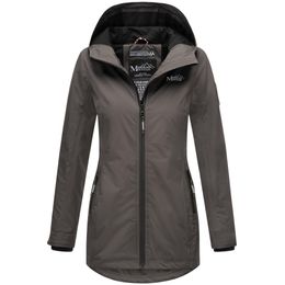 Marikoo Damen Outdoorjacke "Honigbeere", grau, Gr. L, Obermaterial: 100% Polyester; Futter: 95% Viskose, 5% Elasthan; Wattierung: 100% Polyester;