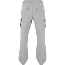 Urban Classics Herren Cargohose "Urban Classics Herren Heavy Straight Leg Cargo Sweatpants"grau, Gr. XXL, unifarben, 80% Baumwolle, 20% Polyester,