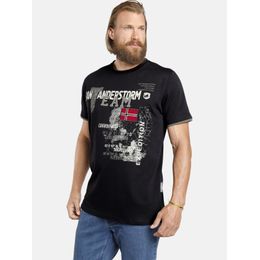 Jan Vanderstorm Herren T-Shirt "T-Shirt S&Ouml;LVE", schwarz, Gr. L, Obermaterial: 100% Baumwolle CO., Shirts