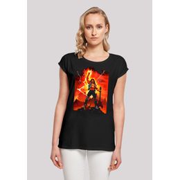 F4NT4STIC Damen T-Shirt "Stranger Things Hell Guitar", schwarz, Gr. M, Obermaterial: 100% Baumwolle, Shirts, Premium Qualit&auml;t