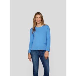Rabe Damen Strickpullover "Pullover", blau, Gr. 36, unifarben, 100%Kaschmir, Pullover