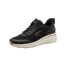 Tamaris Damen Sneaker "Tamaris Sneaker Lederimitat/Textil", Gr. 37schwarz, Lederimitat, Textil, Schuhe