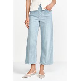 RICHROYAL Damen 7/8-Jeans, blau, Gr. 31, Denim/Jeans, Obermaterial: 92% Baumwolle, 6% Elastomultiester, 2% Elasthan, Jeans, Culotte Light Blue Satin