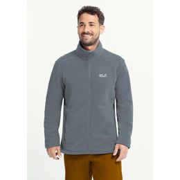 Jack Wolfskin Herren Fleecejacke "TAUNUS 200 FZ M", grau, Gr. M, Obermaterial: 100% POLYESTER. Futter: 100% POLYESTER, Jacken, Fleecejacke, 3-in-1