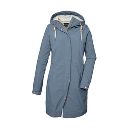 G.I.G.A. by Killtec Damen Softshellparka "GS 16 WMN SFTSHLL PRK", blau, Gr. 42, G.I.G.A. DX BY KILLTEC, Oberstoff: Oberseite: 100% Polyester (recycelt), R&uuml;ckseite: 100%