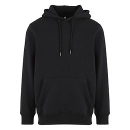 MisterTee Herren Kapuzenpullover "MisterTee Basic Hoodie"schwarz, Gr. S, unifarben, 80% Baumwolle, 20% Polyester, Pullover